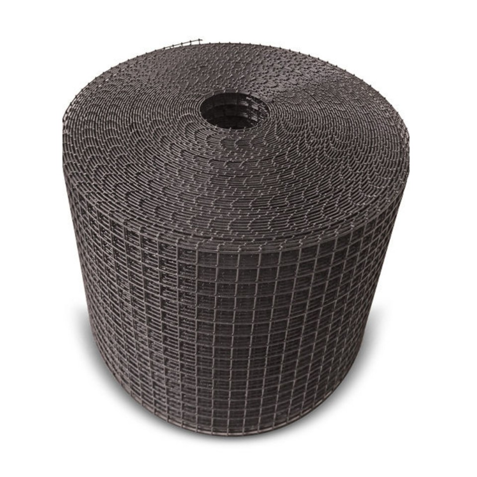 30m Roll Solar Panel Wire Mesh BLACK PVC Coated Galvanised Bird Pigeon ...