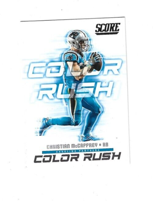 2018 Score - Color Rush #8 Christian McCaffrey for sale online | eBay