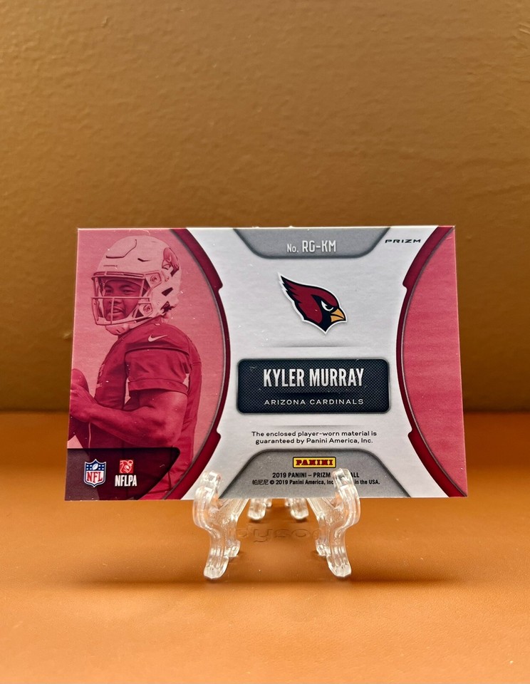 2019 Prizm Rookie Gear Patch #RG-KM Kyler Murray Silver PRIZM Cardinals | eBay