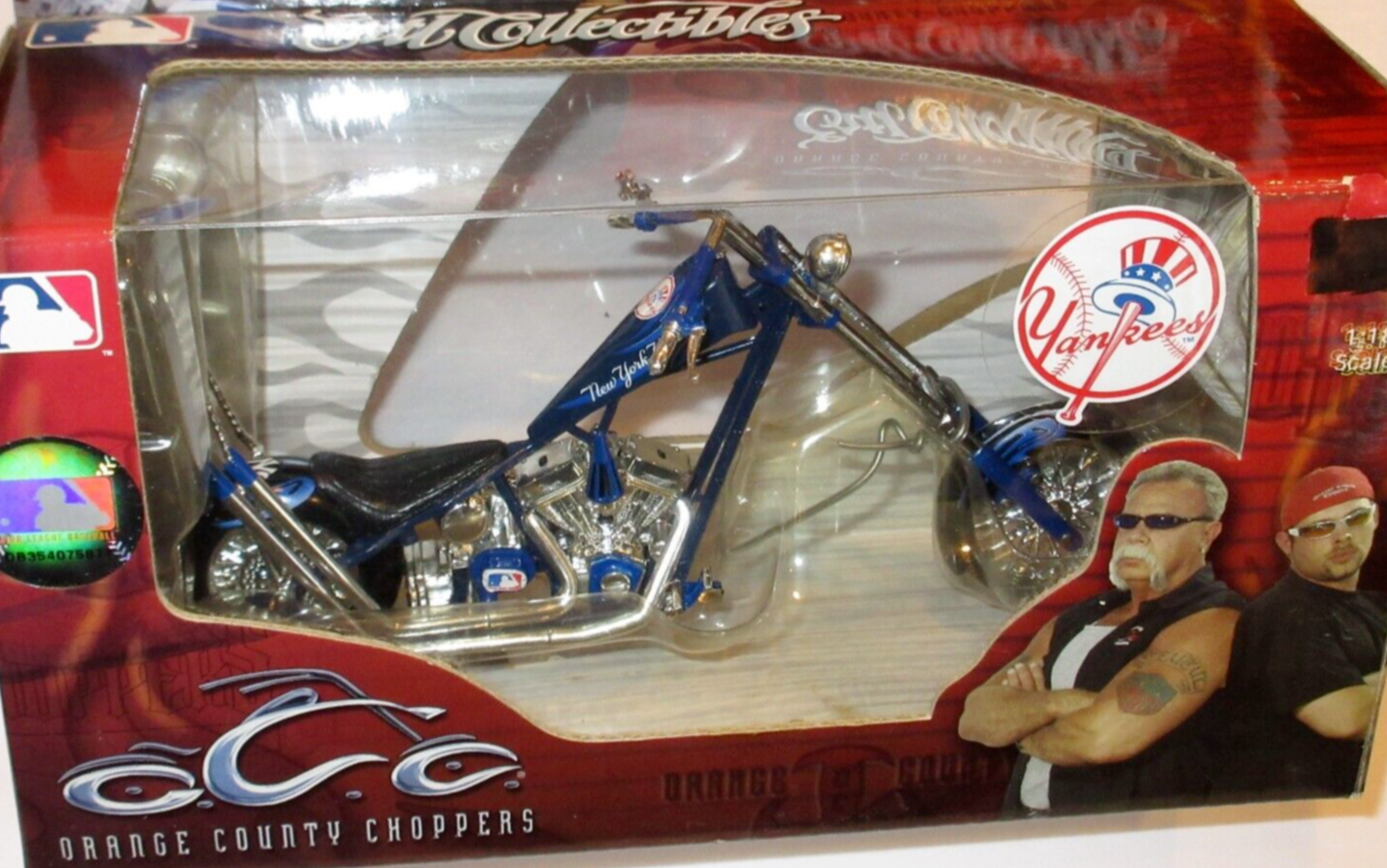 ERTL 1:18 ~ NY YANKEES OCC / ORANGE COUNTY CHOPPERS ~ | eBay