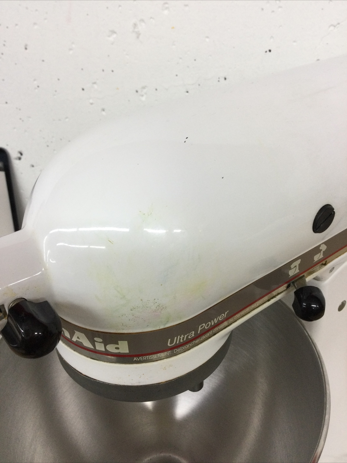 White KitchenAid KSM90 300W Ultra Power Stand Mixer | Compra online en eBay