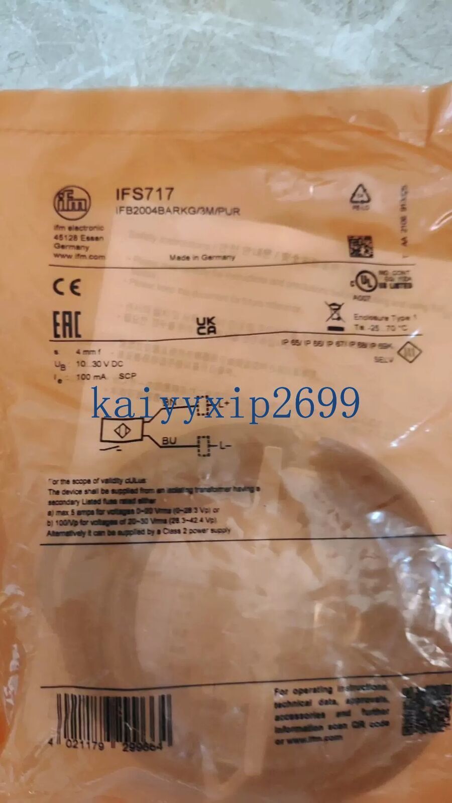 1pcs Brand New IFM IFS717 IFB2004BARKG/3M/PUR | eBay