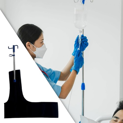 IV Pole Wearable Retractable Portable Infusion Stand for Home Care ...