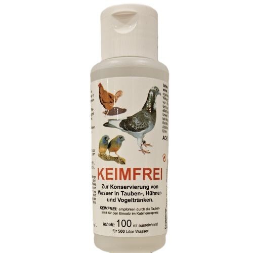 Keimfrei 100ml / Entkeimung von Hühner- Tauben und Vogeltränken/ für ...