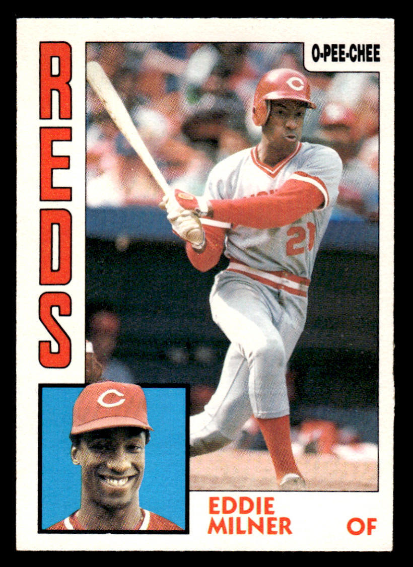 Eddie Milner Cincinnati Reds 1984 O-Pee-Chee #34 | eBay