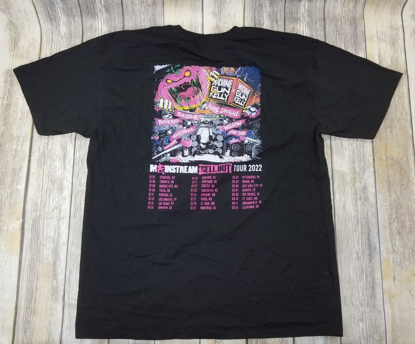 Vans Machine Gun Kelly Mainstream Sellout Concert T-S… - Gem