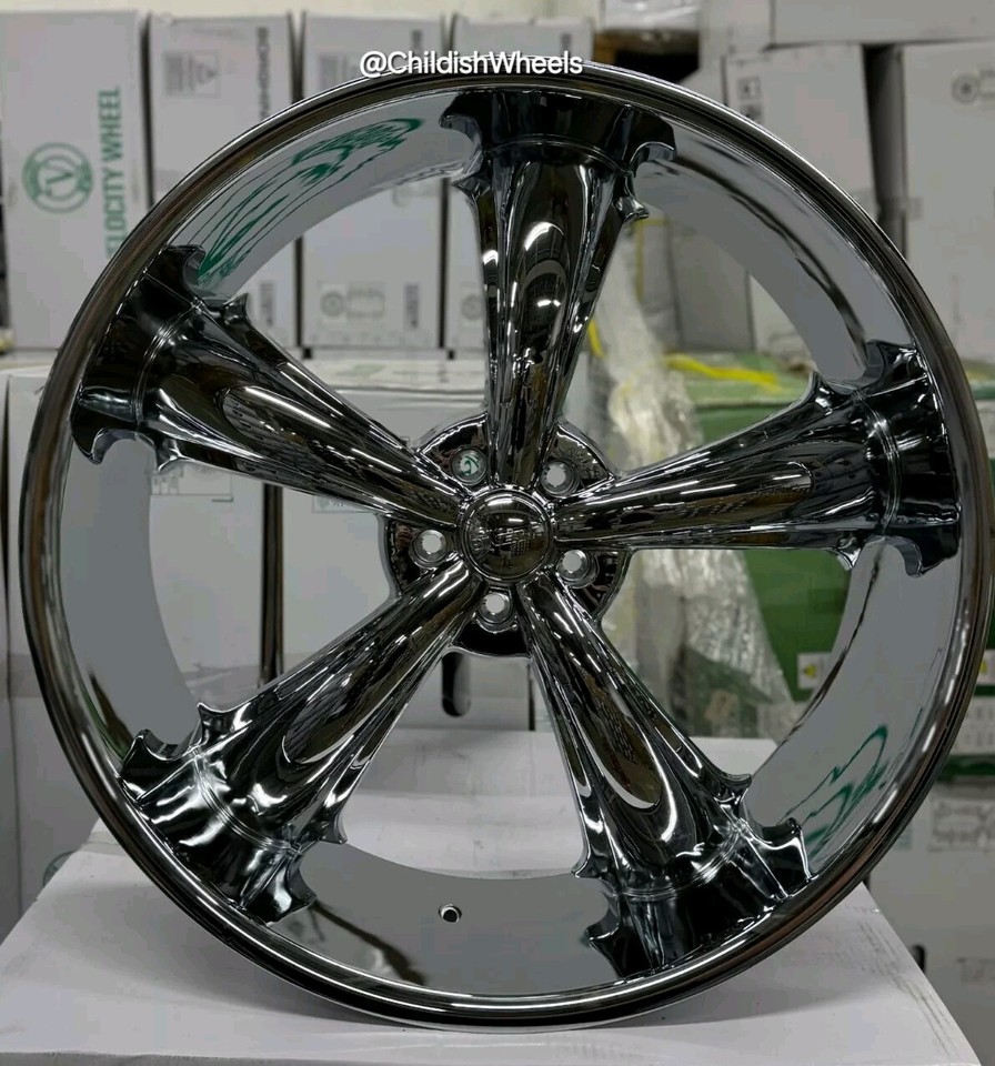 26" Inch Chrome Dcenti DW19 5x120 +13 5x4.75 Wheels Rims | 5x120.65 ...