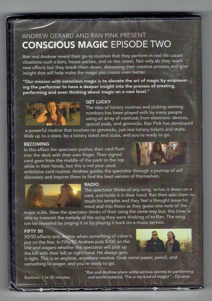Conscious Magic Episode 2 with Ran Pink and Andrew Gerard - New Magic ...