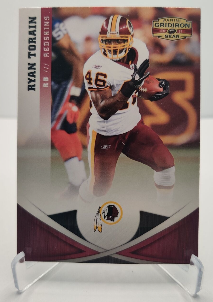 2011 Panini Gridiron Gear #89 Ryan Torain Washington Redskins football ...