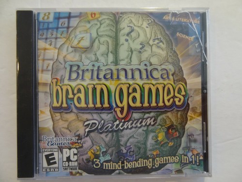 Britannica - Brain Games Platinum - CD-ROM - PC Game - NEW with Cracked ...