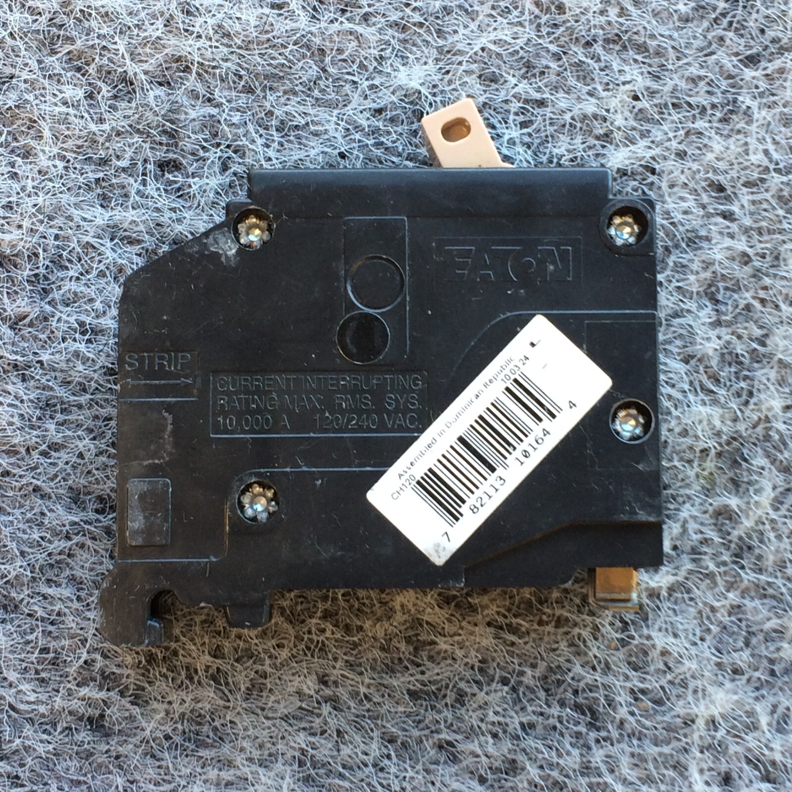 CH120 Cutler-Hammer Type CH Circuit Breaker 1 Pole 20 Amp 120V CHF120 ...