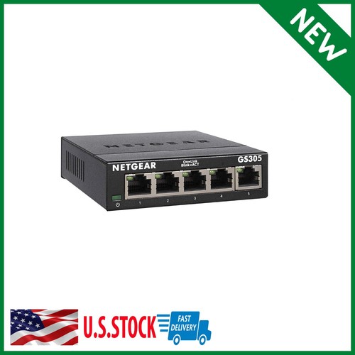 NETGEAR 5-Port Gigabit Ethernet Unmanaged Switch - Home Network Hub ...