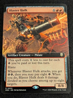MTG - Blaster Hulk EXTENDED ART - Modern Horizons 3 - Pack Fresh!! | eBay