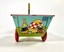 Vintage Easter Rabbit Tin Toy Cart || Painted Easter Egg Hunt, Bunnies ...