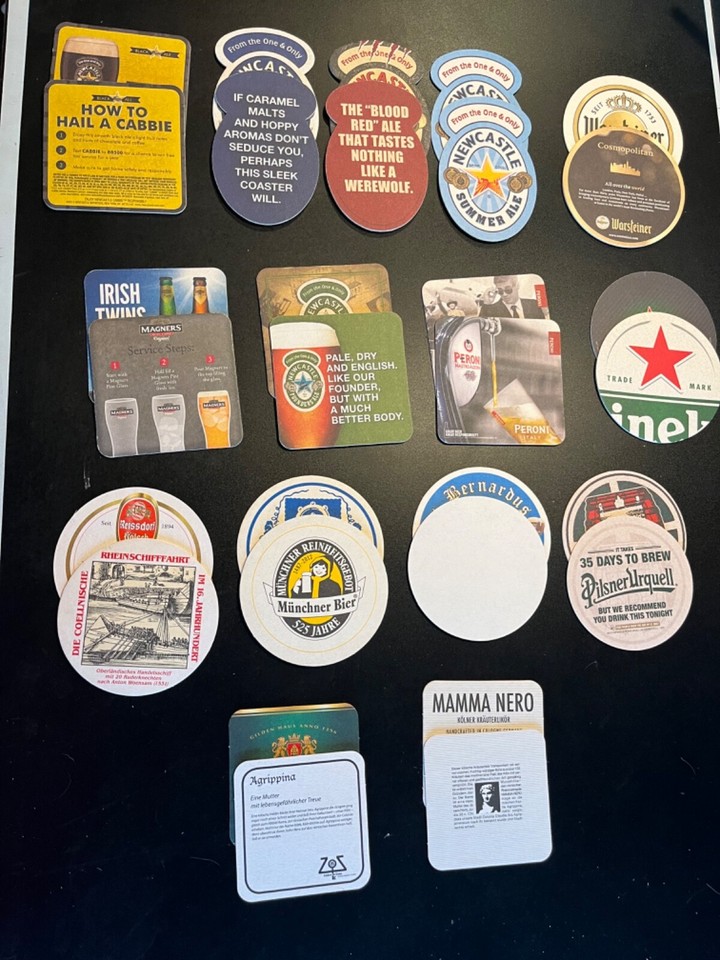 European beer coasters (x30) | eBay