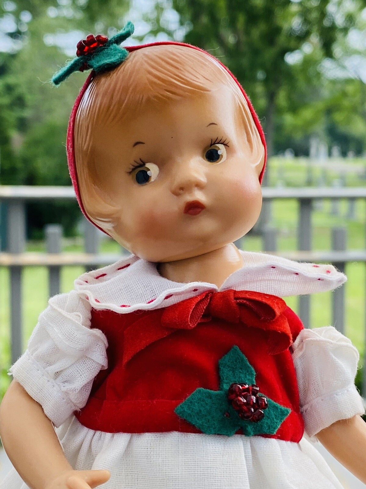 Vintage Patsyette Modern Effanbee Doll Holiday Xmas 1988 Stand | eBay