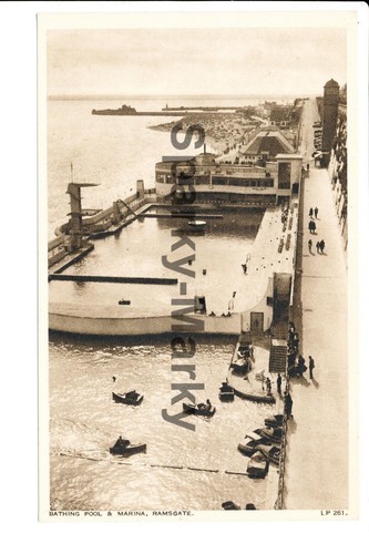 Bathing Pool and Marina Ramsgate Vintage Postcard N01 | eBay