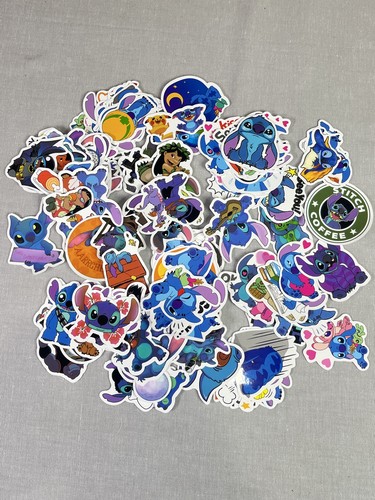 50Pcs Cute Cartoon Stitch Graffiti Stickers Lot Bomb Vinyl Laptop ...