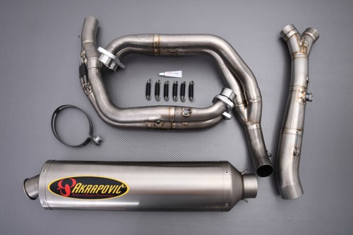 Full Exhaust System AKRAPOVIC EVO2 Titan Exhaust SUZUKI GSXR 600 / 750 ...
