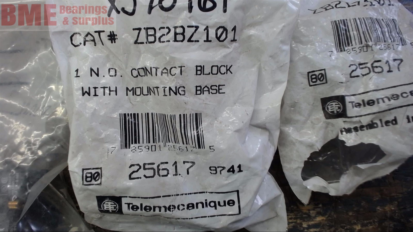 Lot Of 3-- Telemecanique Zb2Bz101 Contact Block With Mounting Base | eBay