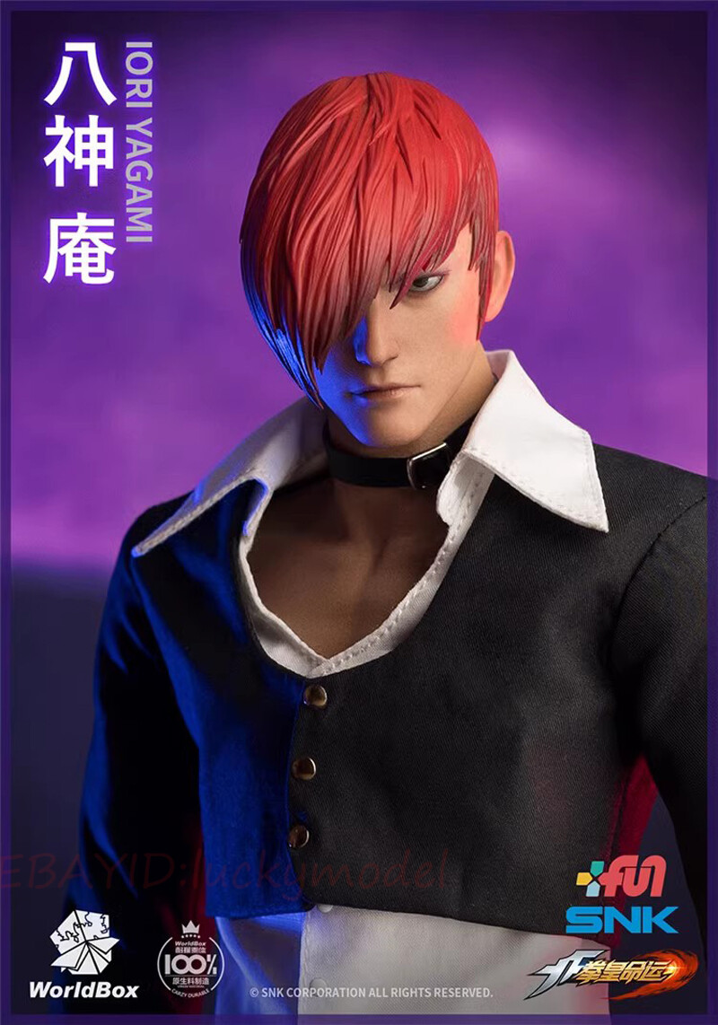 WorldBox KOF Iori Yagami KF100 1/6 Action Figure Model Toys In Stock ...
