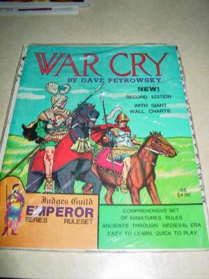 Judges Guild EMPEROR Series - WAR CRY Rules - 2nd Edition Ruleset ...