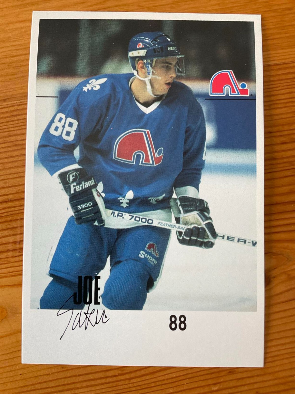 1988-89 Nordiques Québec Postcard Lot 20/ Différent Joe Sakic #88 ...