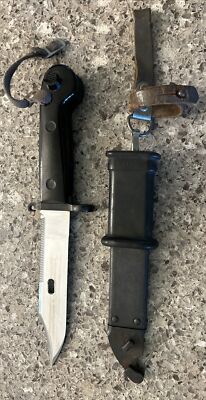 Romanian Bayonet With Wire Cutters And Rubber Frog Military Issued | eBay