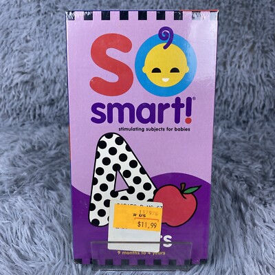 So Smart Letters VHS Tape 2001 Baby School Education Stimulating ...