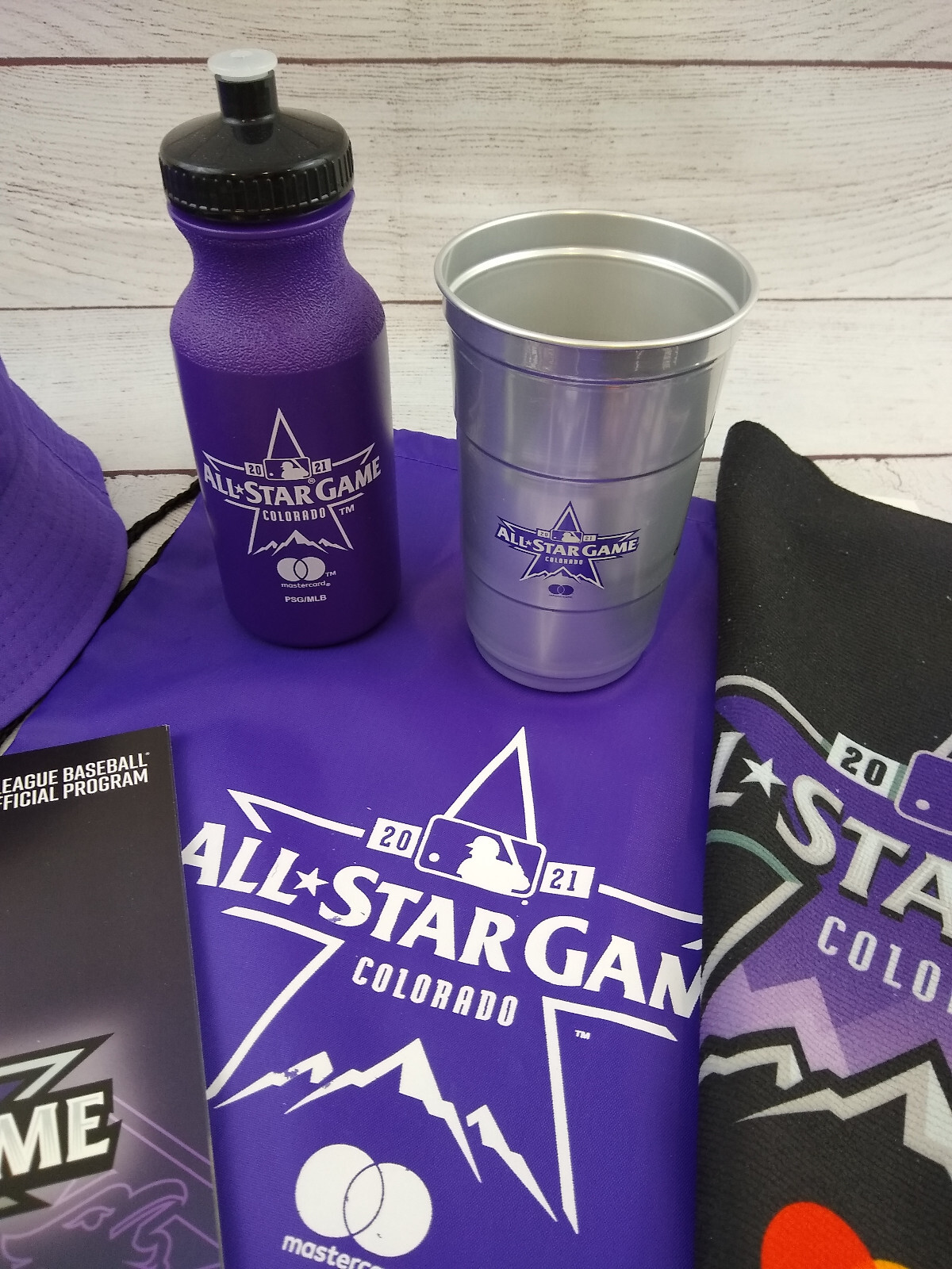 2021 MLB All Star Game Merchandise Lot - Denver, CO - Program Hat Cup ...