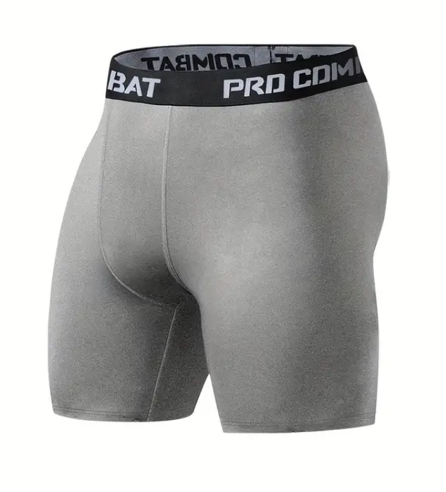 Pro Combat Performance Compression Shorts Athletic Baselayer Workout ...