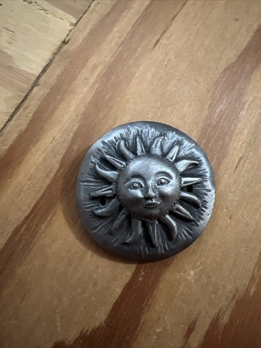 Small Pewter Sun Pin | eBay