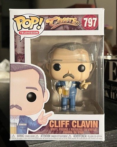 VAULTED Funko Pop Television: CLIFF CLAVIN #797 (Cheers TV Series) w ...