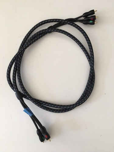 Wirelogic RGB Gold Plated RCA Component Video 500 Braided 6.5' Cable | eBay