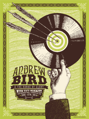 Andrew Bird Concert Poster - Status Serigraph - AP - Limited Edition | eBay
