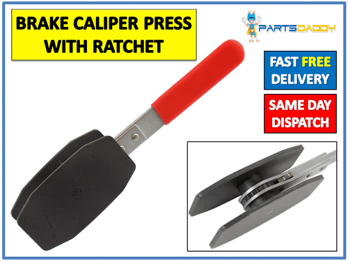 Disc Brake Pad Ratchet Rewind Spreader Piston Retracting Caliper Press ...