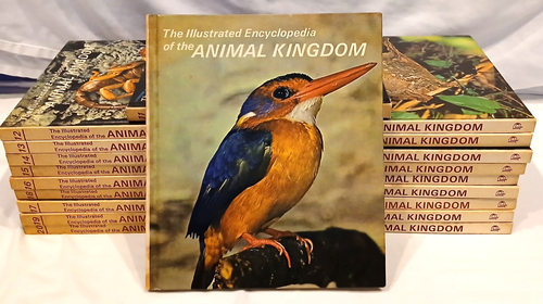 VINTAGE 1971 ILLUSTRATED ENCYCLOPEDIA OF THE ANIMAL KINGDOM COMPLETE ...
