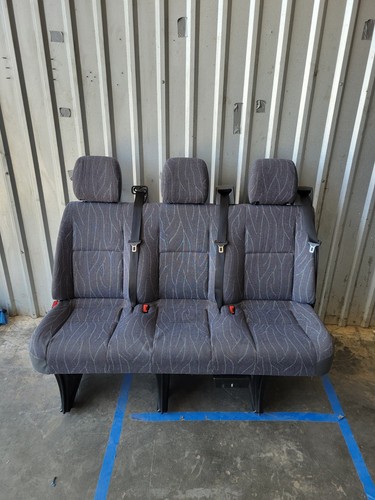 2002-2006 Mercedes Sprinter Van Seat 3 Person Bench w Headrests ...