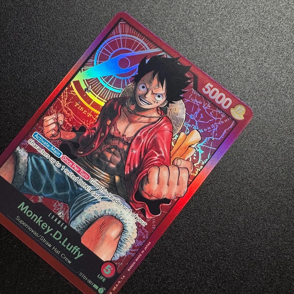 Monkey.D.Luffy ST01-001 - One Piece Card Game Starter Deck 1 Straw Hat ...