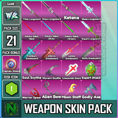 World Zero WZ - 21 PACK - WEAPON SKIN PACK - PACKBONUS: CAPTAIN SHIELD ...