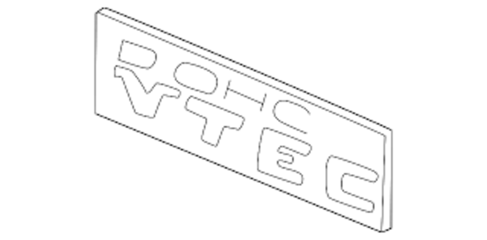 Honda ACURA Genuine OEM INTEGRA 94-01 Rear Emblem Badge DOHC VTEC | eBay