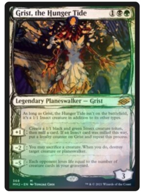 Grist, The Hunger Tide Showcase Foil + 10 Random Rares MTG Magic The ...