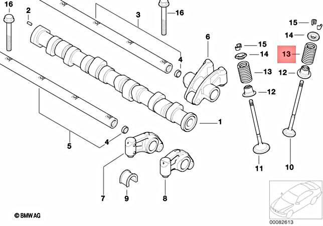 Genuine BMW JCW R50 R52 R53 Cabriolet Coupe Engine Valve Spring OEM ...