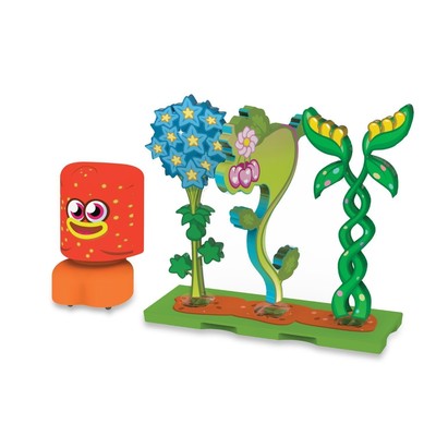 Moshi Monsters Bubble Bots Moshling Garden w/ Mystrery Flower (Red ...