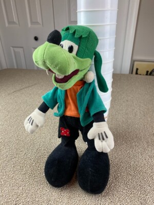 Disney Store Halloween Plush Frankenstein Goofy 13" Stuffed Toy ...