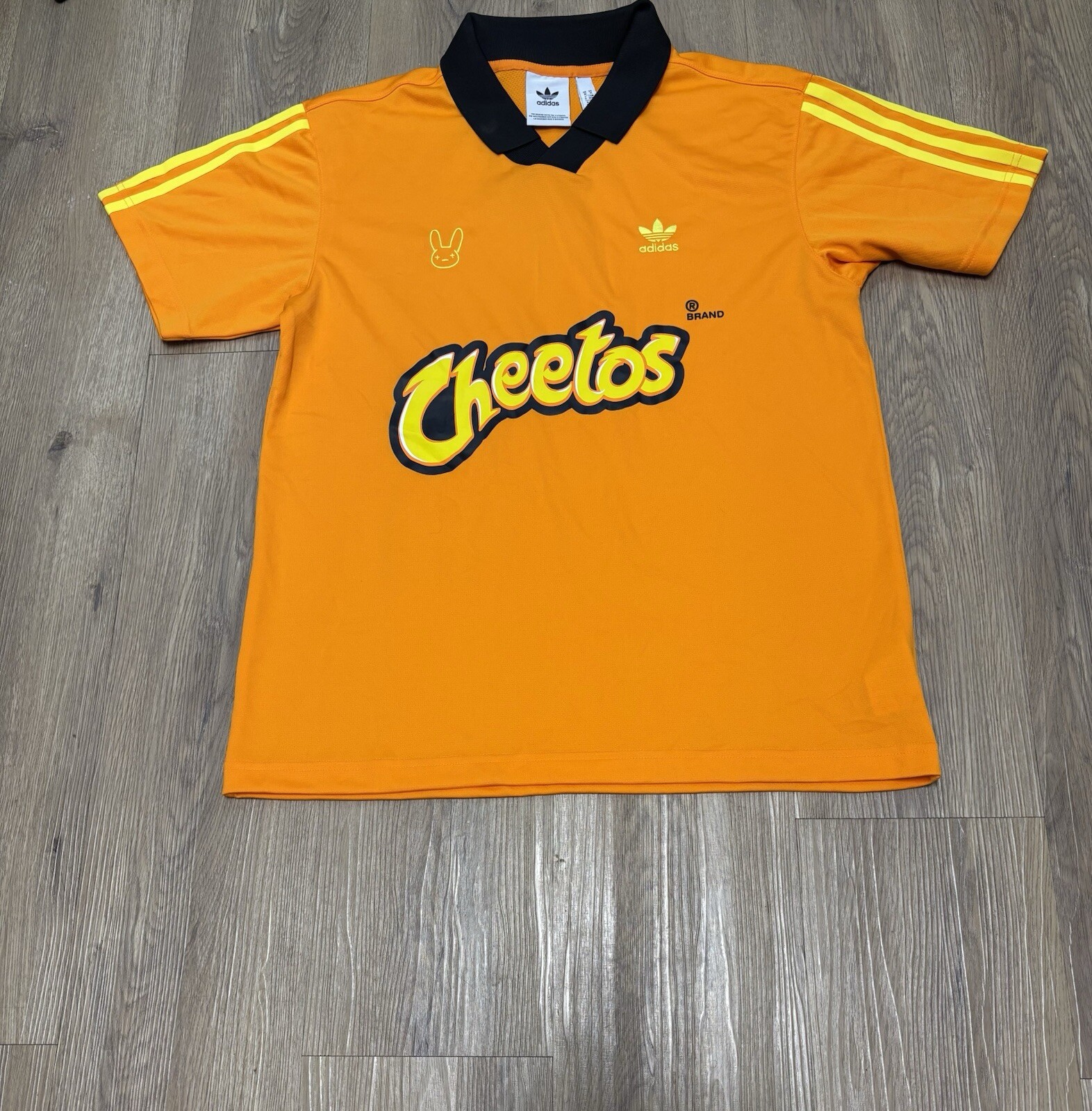 LIMITED EDITION BAD BUNNY X CHEETOS X ADIDAS ORANGE J… - Gem