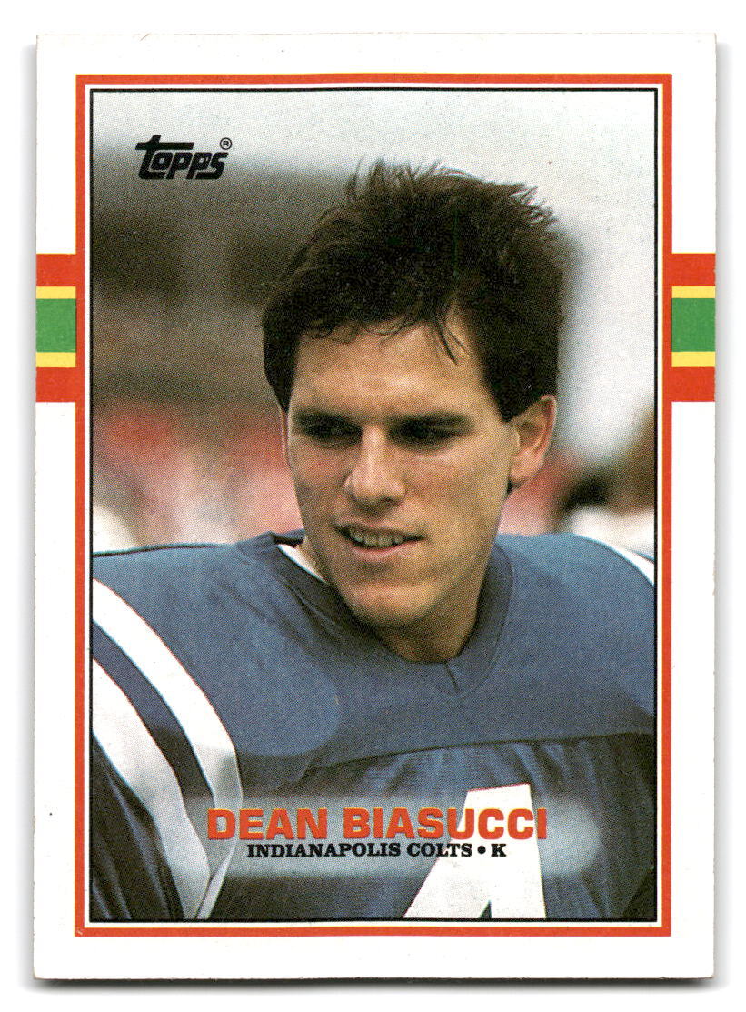 Dean Biasucci 1989 Topps #212 Indianapolis Colts | eBay