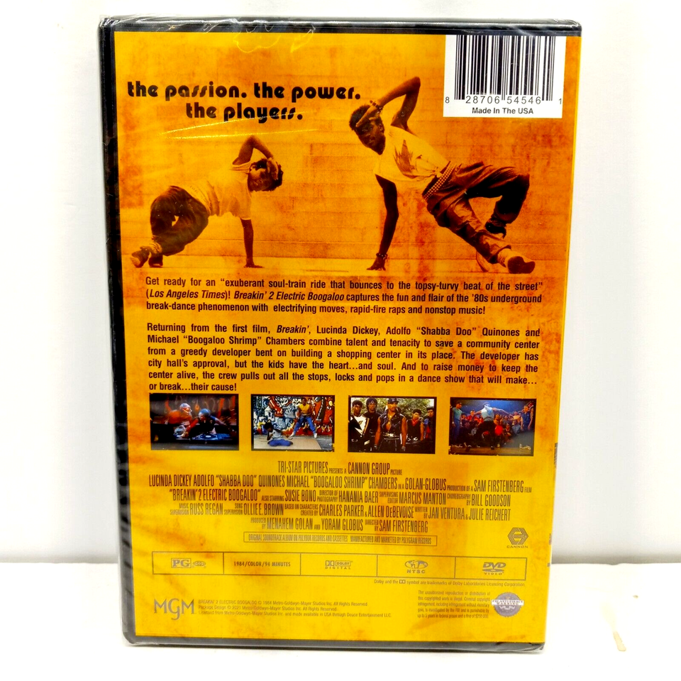 Breakin' 2 Electric Boogaloo (DVD) TriStar 1984 (New Sealed) | eBay