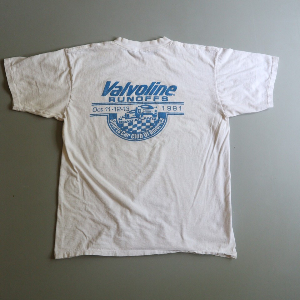 Vintage Road Atlanta SCCA Racing Sports Car Shirt 1991 90s Adult Large ...