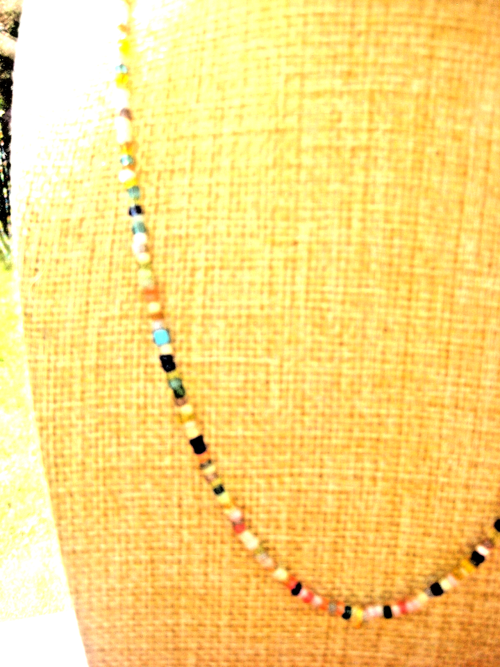 Beautiful # Multicolour Seed bead # Handmade ~ 2mm seed beads # Lobster ...